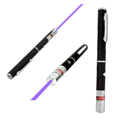 Cina Portatile leggero del singolo puntatore multicolore porpora del laser in vostra tasca in vendita
