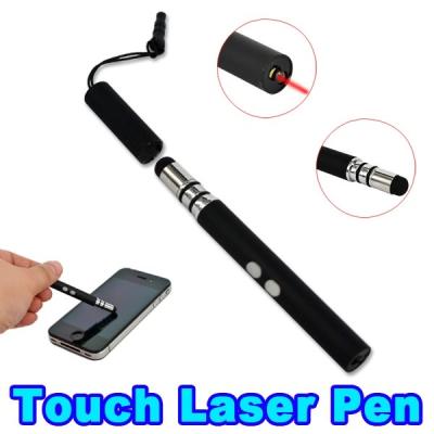 Cina Penna capacitiva dello stilo del LED/prova rossa della polvere del trasduttore auricolare della torcia elettrica della penna del puntatore del laser in vendita