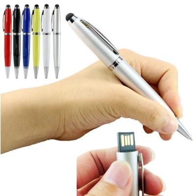Cina 3 in 1 azionamento della chiavetta USB 64GB/penna di USB 2.0 con la penna a sfera 14.5cm in vendita