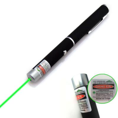 Cina la penna militare Lazer 532nm del puntatore del laser di verde di alto potere 1MW ha anodizzato il nero in vendita
