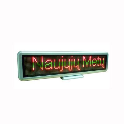 Cina Segno programmabile di scorrimento del distintivo di nome di lingua LED di Mulit/LED per le mostre in vendita