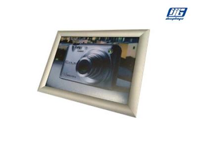 中国 デスクトップの写真フレーム アルミニウム フレームのスナップの開いた単一の味方された表示 販売のため