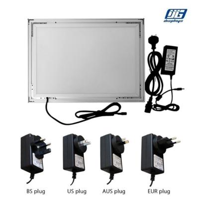 Cina DC12V/24V scatola leggera improvvisa della struttura LED, tabellone di pubblicità del menu del Super Slim LED in vendita