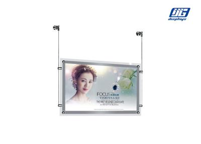 Cina Assemblea posteriore leggera di cristallo della vite di arte di illuminazione del supporto/LED della scatola della chiara struttura di PMMA che appende scatola leggera in vendita