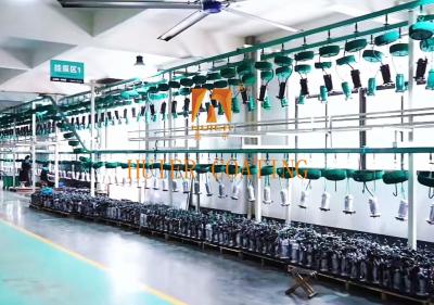 Cina Lini di verniciatura elettrostatica automatizzata intelligente per la produzione di pompe di spruzzatura Sistema di protezione ambientale Pre-elaborazione in vendita