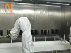 Automated Electrostatic Painting Lines With 5% Uniformity Error And 60% Paint Utilization
