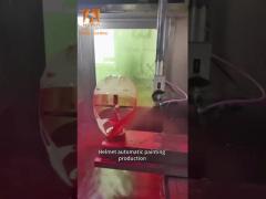 Linhas de pintura eletrostática automatizadas de válvulas grandes Design razoável e eficaz
