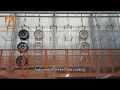 Customized Ceiling Mounted Chain Hanging Conveyor System With PLC Control For Heavy Load Handling