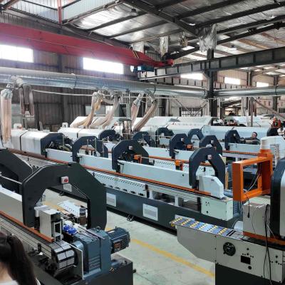 China CNC High-Precision Automatic Flooring Bending  Profiling Line  Multi-Function SPC WPC Panel Former for sale