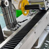 China High Precision Automatic Pallet Labeling Machine With Adjustable Labeling Position / PLC Control for sale