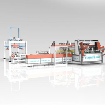 China Automatic Product Packing Machine 500-1000mm for Flooring and Panels for sale