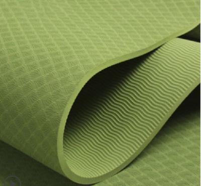 China ioga Mat Crack Resistance da aptidão do TPE de 6mm para o exercício da casa à venda
