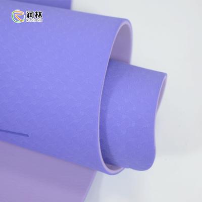 Cina resistenza della crepa della stuoia di yoga del TPE di 173*61cm con le linee di allineamento in vendita