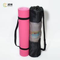 China Runlin Thick Double Sided Yoga Mat with Printed  / Engraved Logo for sale