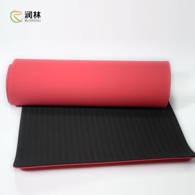 Cina Slittamento amichevole di Mat For Home Workout Anti di yoga di forma fisica di Eco 4mm in vendita