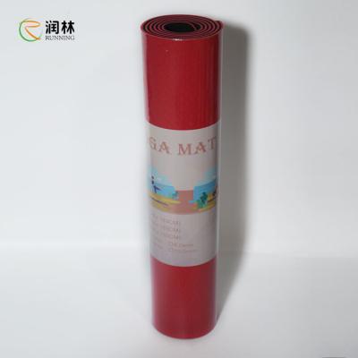 Cina Lo SGS ha certificato il materiale del TPE della stuoia di yoga di forma fisica ha strutturato non la superficie di slittamento in vendita