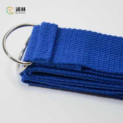 Cina La gamba durevole della cinghia di yoga dell'anello a D di Runlin allunga per forma fisica generale in vendita