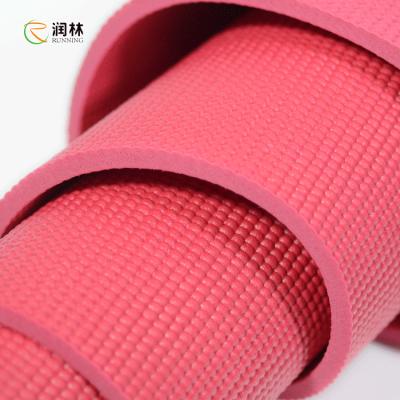 China Ioga Mat Foldable Eco Friendly Colorful do PVC da camada do exercício do GYM única à venda