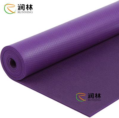 China Ioga Mat Foldable Eco Friendly Colorful do PVC da camada do exercício do GYM única à venda