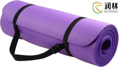 Cina Stuoia ad alta densità spessa extra di yoga di esercizio dello strappo di pollice di 1/2 anti con la cinghia di trasporto in vendita