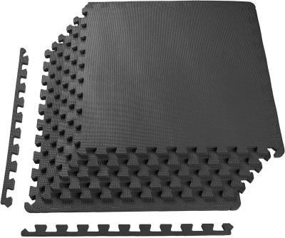 Cina Non slitti l'esercizio nero Mat With di puzzle 1/2» EVA Foam Interlocking Tiles spessa extra in vendita