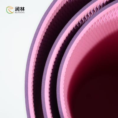 Cina Yoga materiale Mat Double Sided Non Slip del TPE degli uomini delle donne con la cinghia in vendita