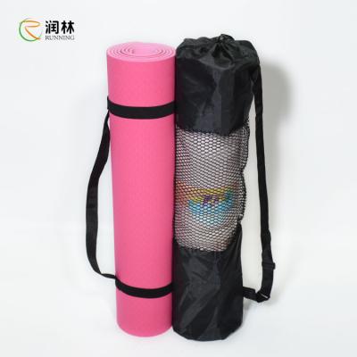 Cina Correndo non slitti la stuoia con le linee di allineamento, Carry Strap libero di yoga del TPE in vendita