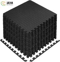 China Puzzle Exercise Gym Floor Mat Foam Interlocking 60*60 Cm for sale