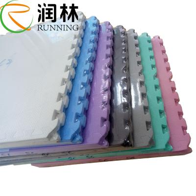 Cina Palestra Tatami di EVA Material Interlocking Floor Mats di colore solido per addestramento del corpo in vendita