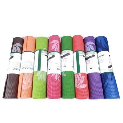 中国 注文の印刷されたEcoのヨガのマットのローラーのキャンプのマット173cm * 61cm/183cm * 61cm 販売のため