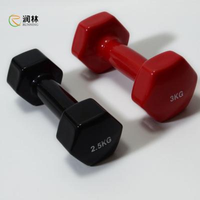 中国 連続した適性の体育館のダンベルはネオプレンの鉄材料を置く 販売のため