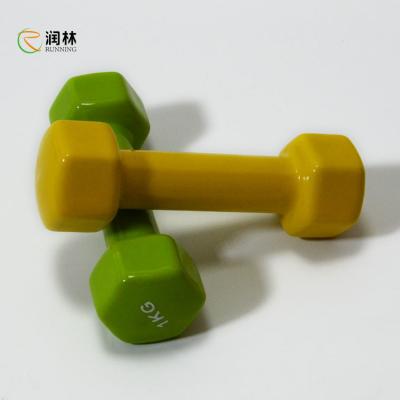 中国 連続した適性の体育館のダンベルはネオプレンの鉄材料を置く 販売のため