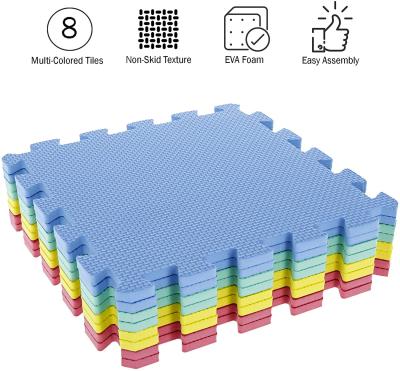 Cina Modello di collegamento Eva Mat 60x60 di Tatami della schiuma della piastrella per pavimento 20mm di forma fisica di puzzle S in vendita