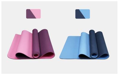 Cina Logo organico di Mat Waterproof Non Slip Custom di yoga del TPE di Pilates di forma fisica in vendita