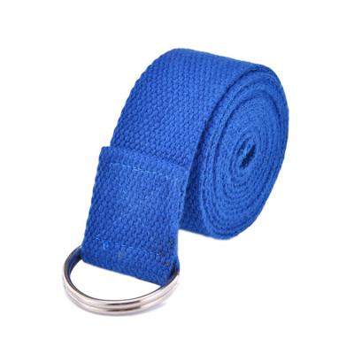 Cina L'allungamento di D Ring Cotton Belt Loops Fitness lega la cinghia su ordinazione di yoga regolabile in vendita