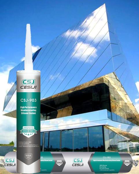 Quality Rapid Cure Flexible Silicone Sealant Weather UV & Water Resistant for sale