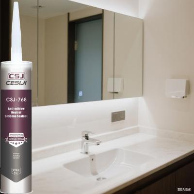 China Customized Neutral Mildew Resistant Silicone Sealant Adjustable Color For Sealing for sale