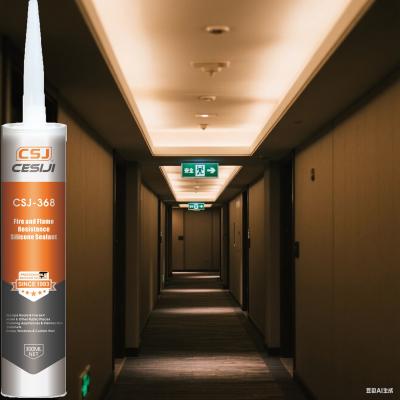 China Customizable Fire Silicone Sealant Red For Construction Joints Fire Sealing for sale