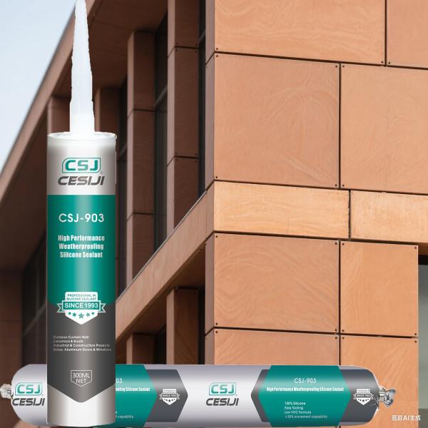 Quality High Flexibility Weatherproofing Silicone Sealant For Harsh Weather And Façade Protection for sale