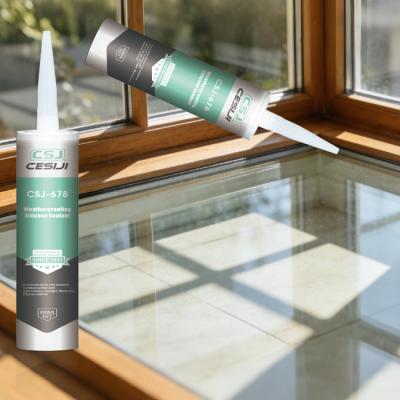 China Neutral curing sealant with rapid adhesion within one hour for aluminum alloy windows for sale