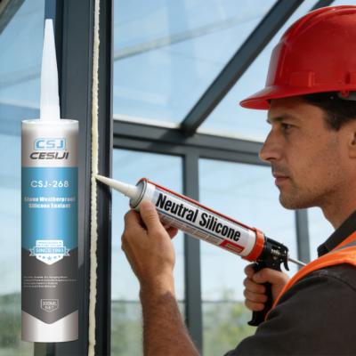 China High Performance Neutral Cure Silicone Sealant for Exterior Walls, Stone Bonding & General Construction for sale