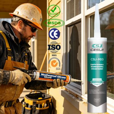 China High-Performance Weatherproof Silicone Sealant: Fast Cure, Waterproof, UV-Stable & Elastic for External Wall Sealing for sale