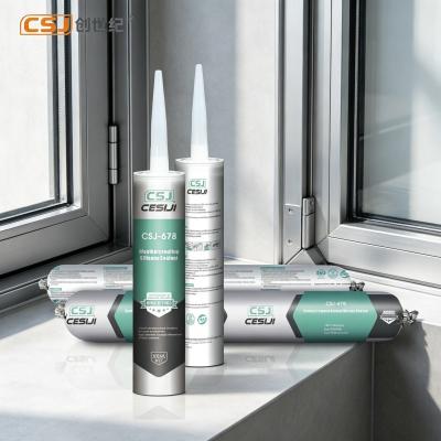 China Weatherproofing Neutral Silicone Sealant For  Concrete Metal And Glass Substrates for sale