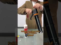 high-elastic acetic cure adhesive sealant 300ml - compatible with pvc construction materials