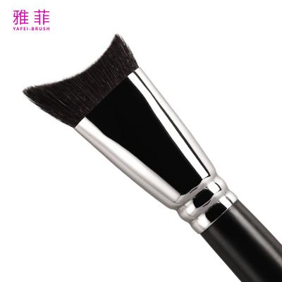 Cina A81 Spazzola per ombre a angolazione obliqua in polvere di lana singola Spazzola per abbronzature senza crudeltà in vendita