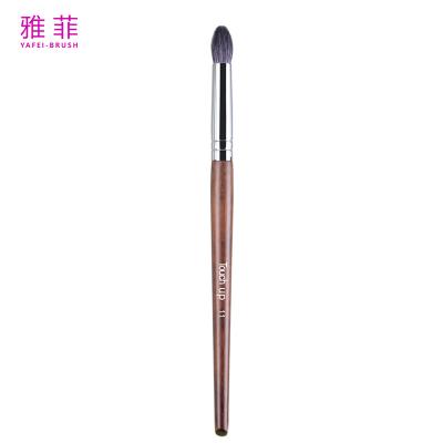 China TOUCH UP 11 Professionele Vingerstippelsvlek enkelvoudige natuur haar Houten handvat Oogschaduw mengborstels Te koop
