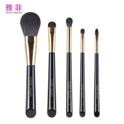 Cina 291A01205 Kit di 5 spazzole di trucco portatili per viaggi in vendita