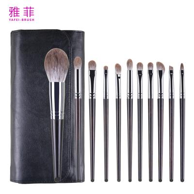 Cina 88A21212 Animal Hair Naturale Capelli Animali Private Label Personalizzato Lusso Set di Pennelli Trucco Professionali in Pelo di Capra in vendita