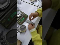 F21 Eén oogschaduw borstel Sabel haar vlek borstel Houten handvat Aanpassen 100% gecontroleerd