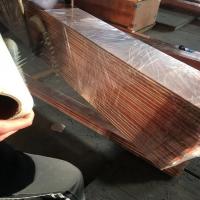 China 160mm C22600 Pure Copper Flat Bar Square Brushed Rectangular Alloy for sale
